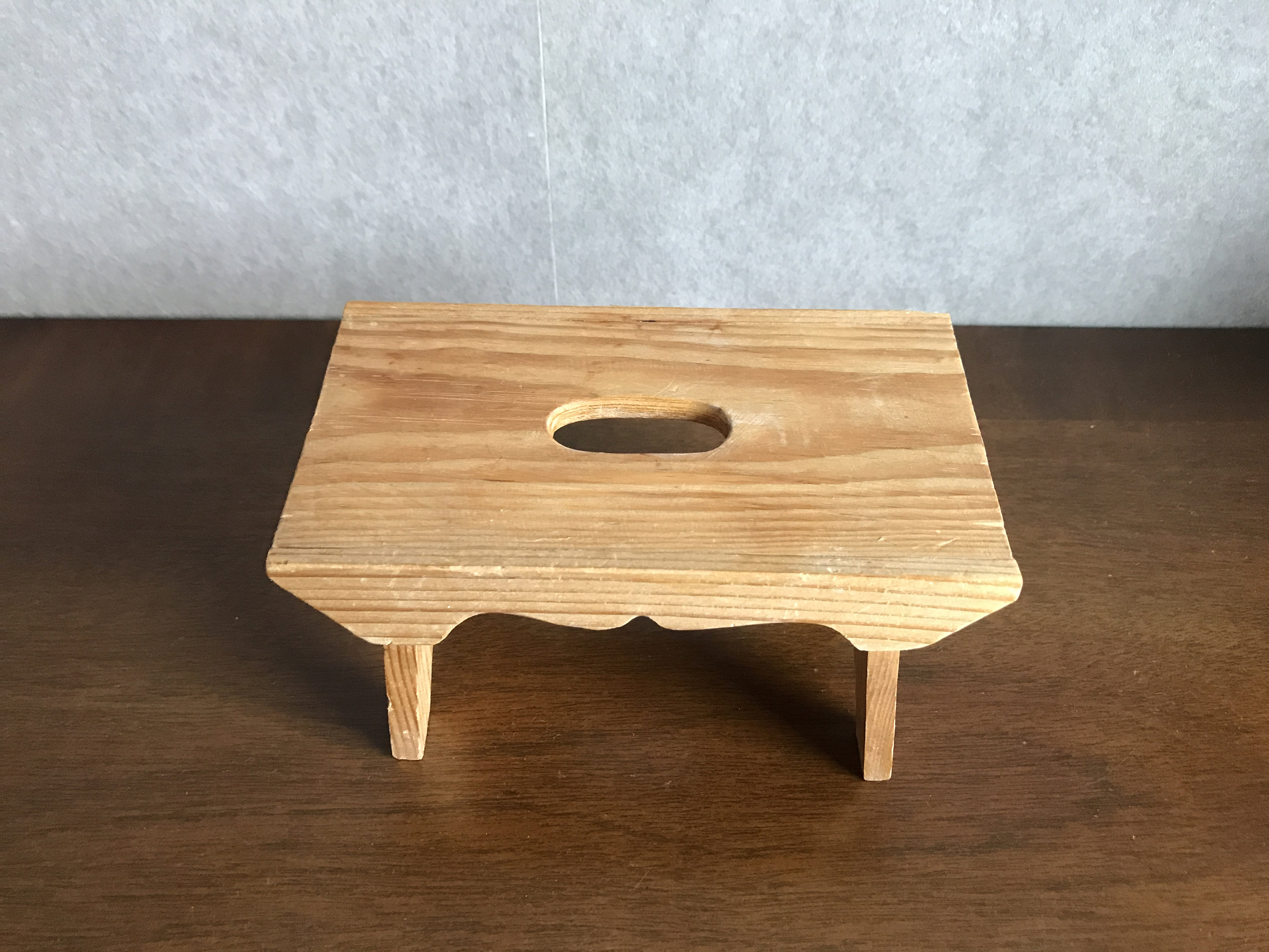 Vintage Norwegian Handmade Rustic Small Wooden Stool - Etsy Sweden