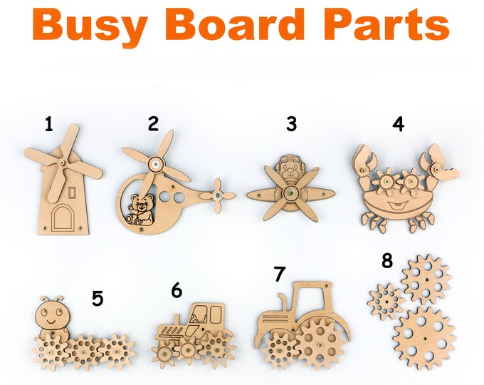 Busy Board Parts, Busy Board Pieces, Busy Board Accessories, Busy Board ...