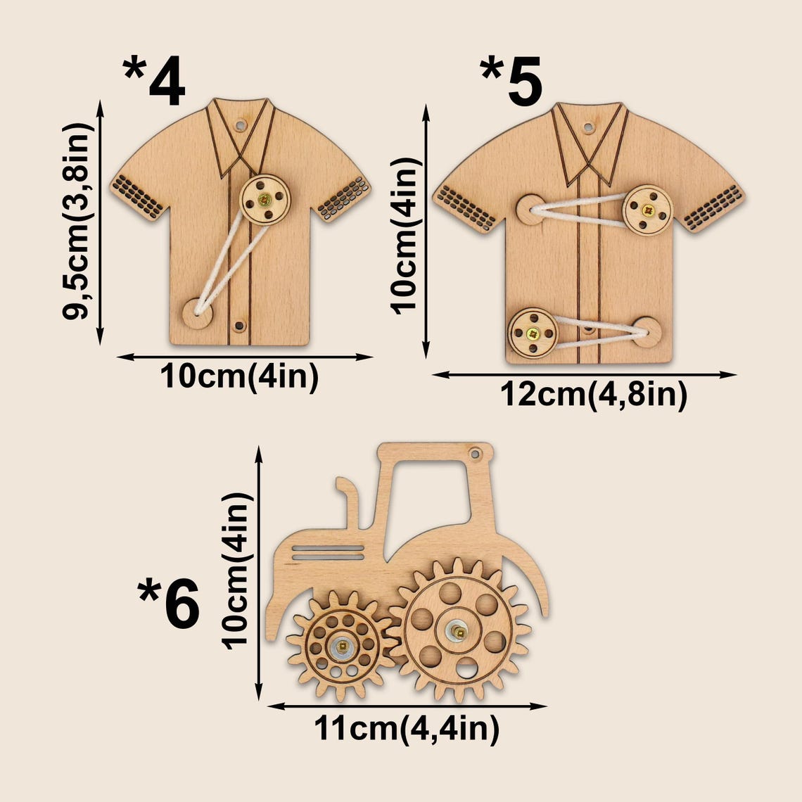 Busyboard Parts Accessory, Custom Busy Board Parts for Toddler, DIY ...