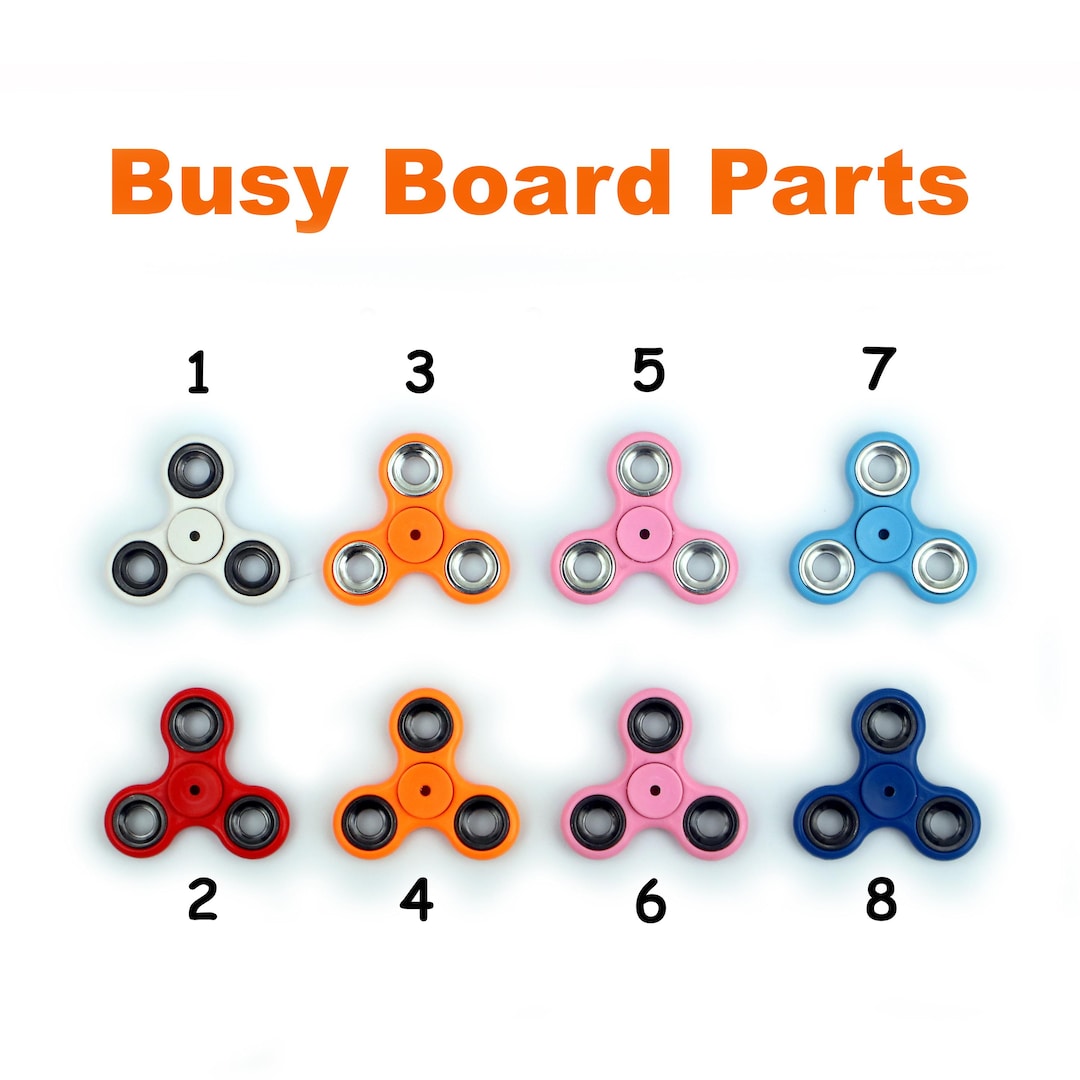 Fidget Spinner Busy Board Parts: DIY Montessori Accessories - Etsy