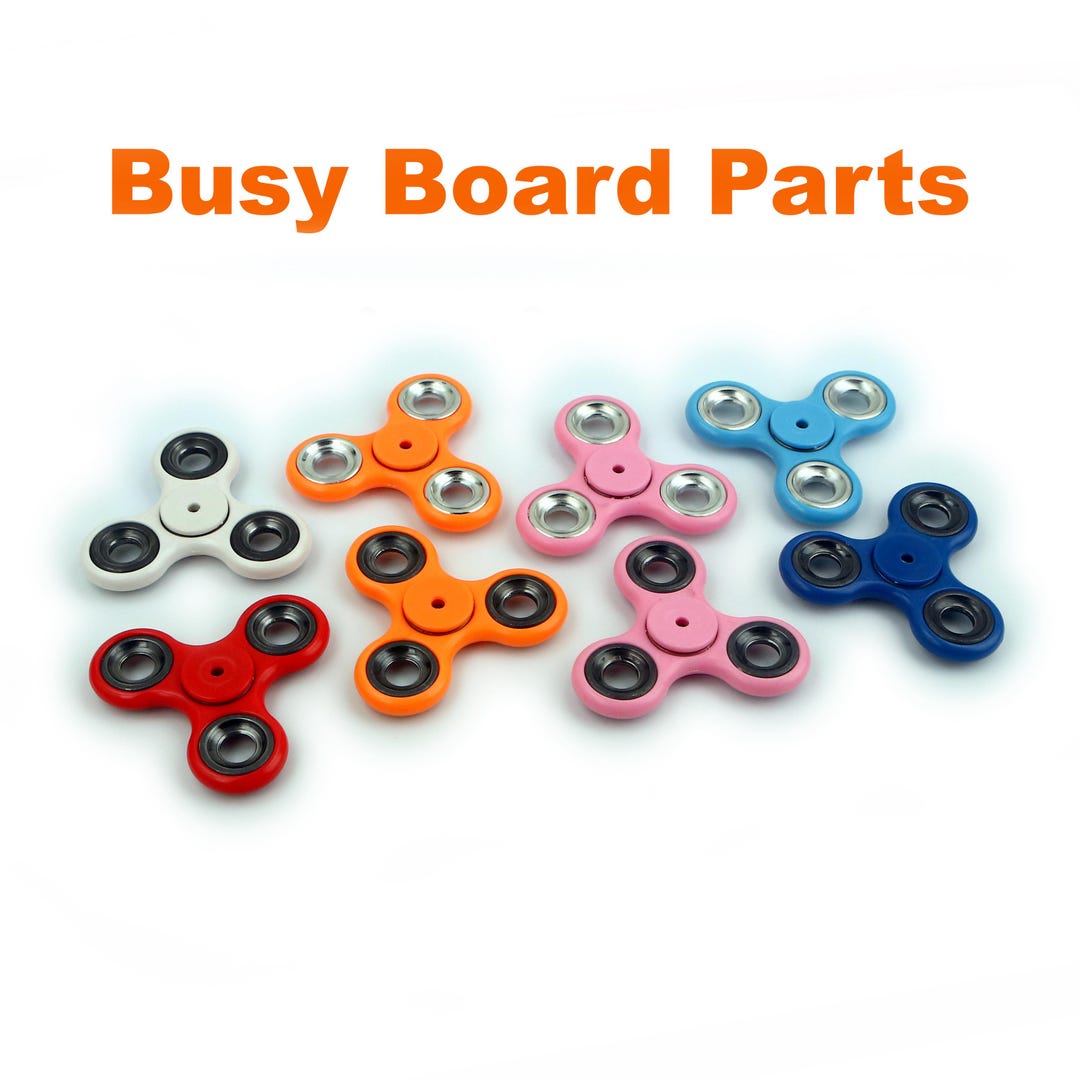 Montessori Busy Board Parts: Color Spinner Toy for Sensory Play - Etsy
