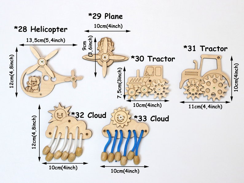 Custom Busy Board Parts Set for Toddlers Diy Activity Board - Etsy