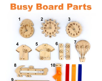 Diy Sensory Busy Board Parts for Toddlers - Etsy
