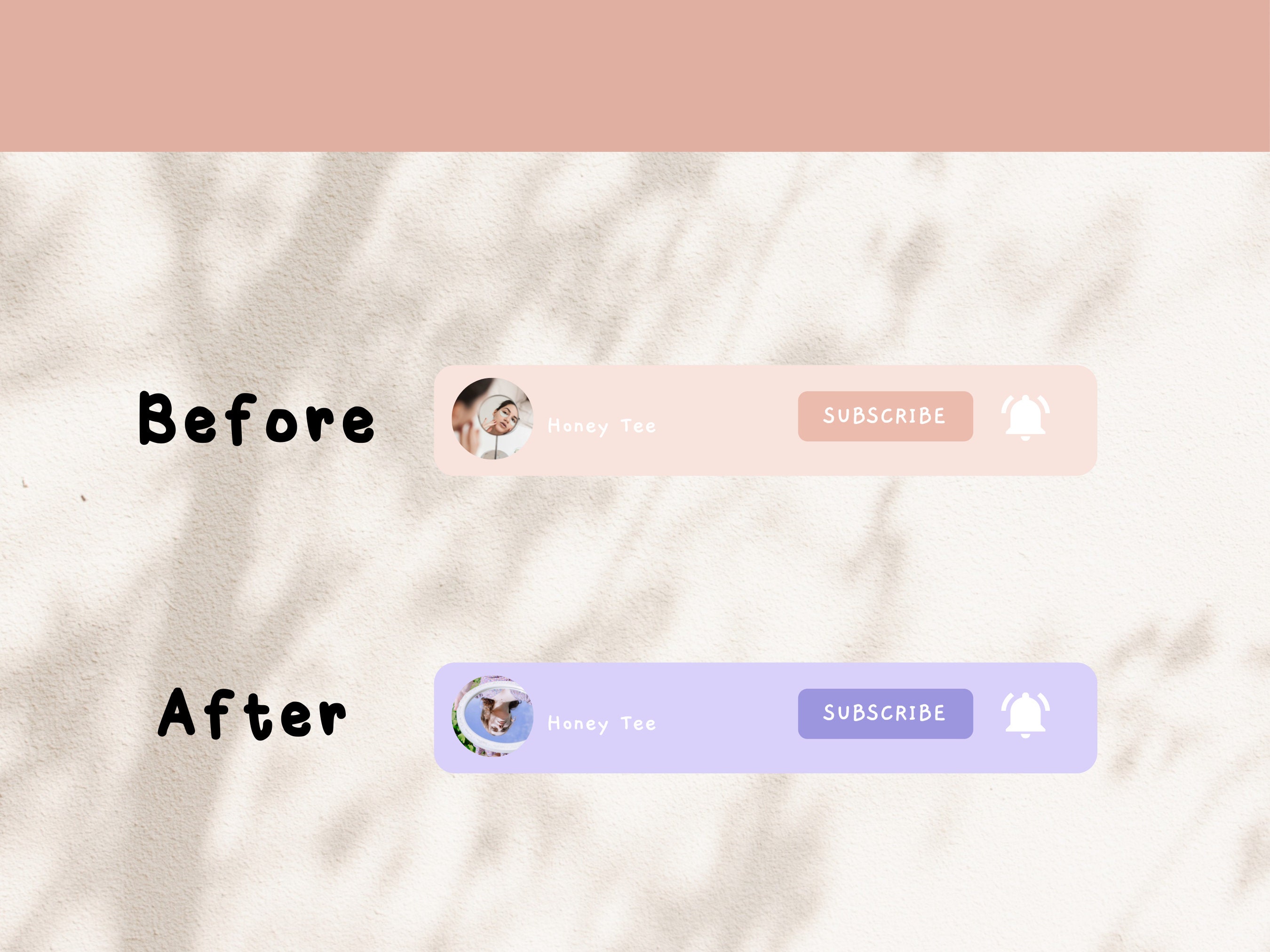 Cute Youtube Subscribe Button| Youtube Subscribe Animation | Editable ...