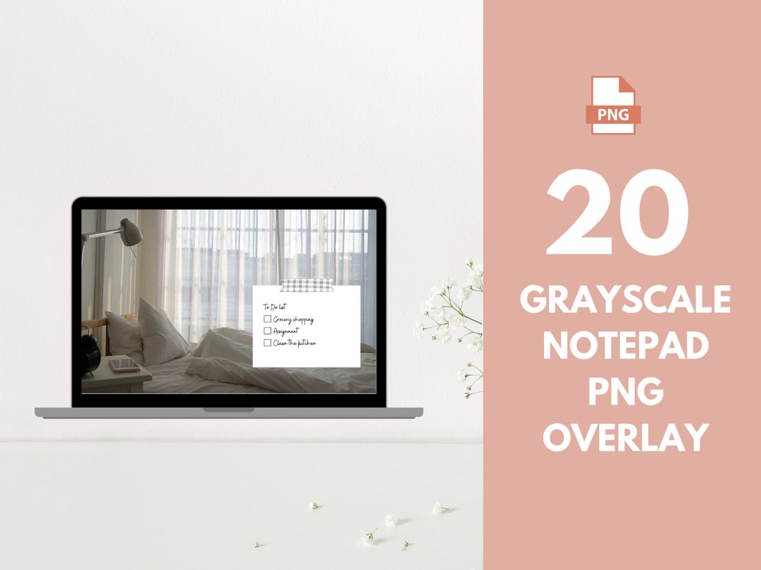 20 Notepad Overlay in PNG File | Aesthetic Sticky Tape Overlay | Png ...