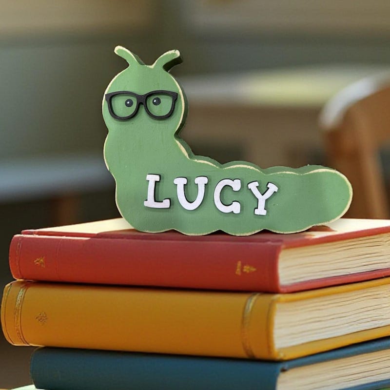 Bookworm Decor - Etsy