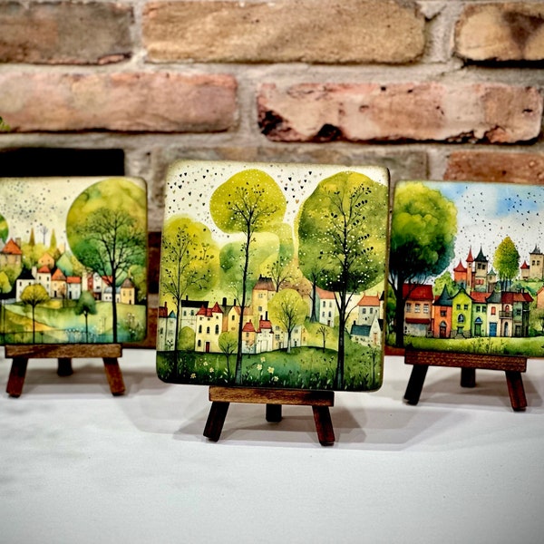 Block Print Tree - Etsy