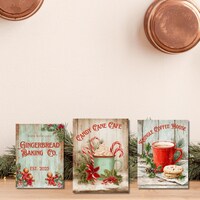 Snowflake Café Sign, Coffee Sign, Tea Sign, Hot Cocoa Sign, Christmas ...