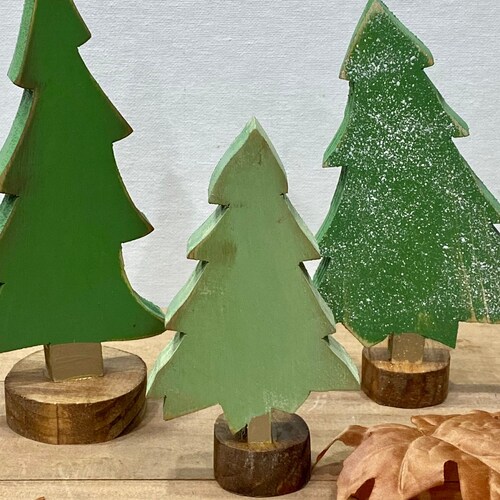 Assorted Wooden Trees - Etsy