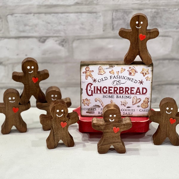 Wood Gingerbread Man - Etsy