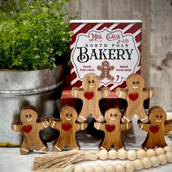 Wood Gingerbread Man - Etsy