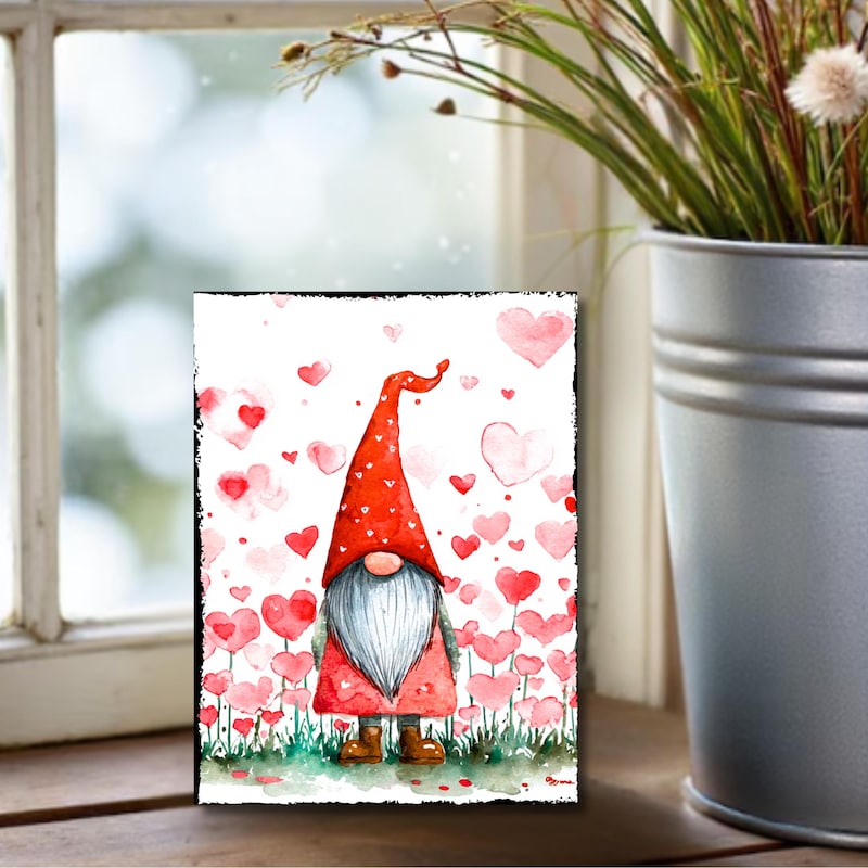 Small Valentine Wood Block - Etsy