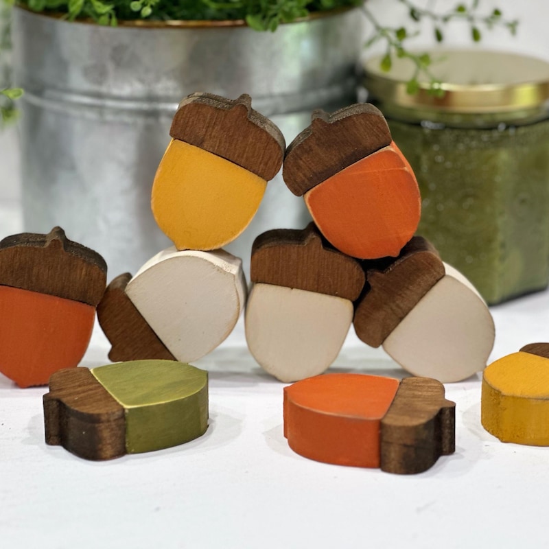 Wood Acorn - Etsy