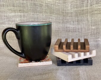 Square Coaster Holder | Etsy