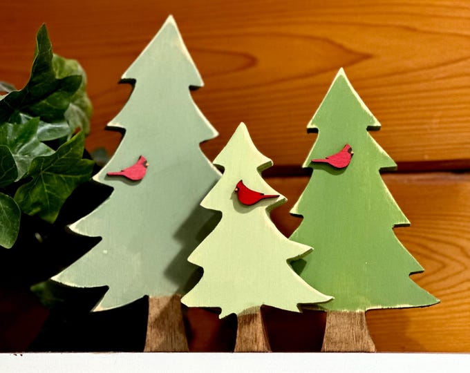 Tall Pines Tree Set - Etsy