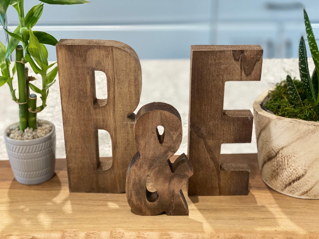 Custom Wooden Letters for Home Decor, Personalized Wood Name Sign ...