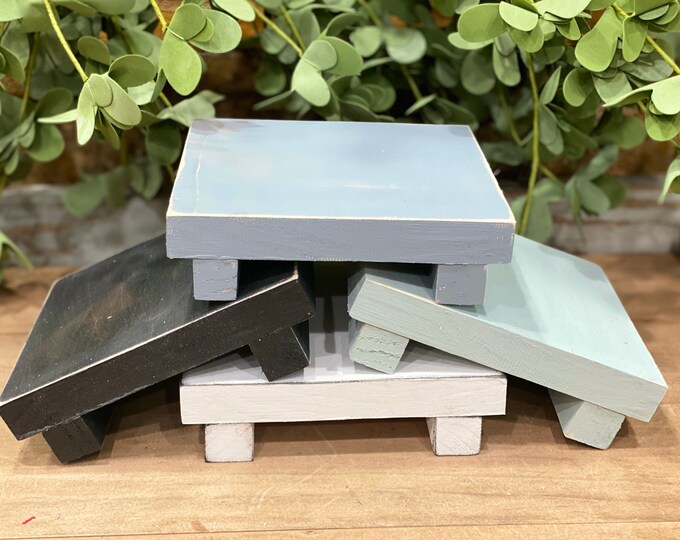 Wooden Riser, Display Stand, Kitchen Riser, Farmhouse Riser, Rustic ...