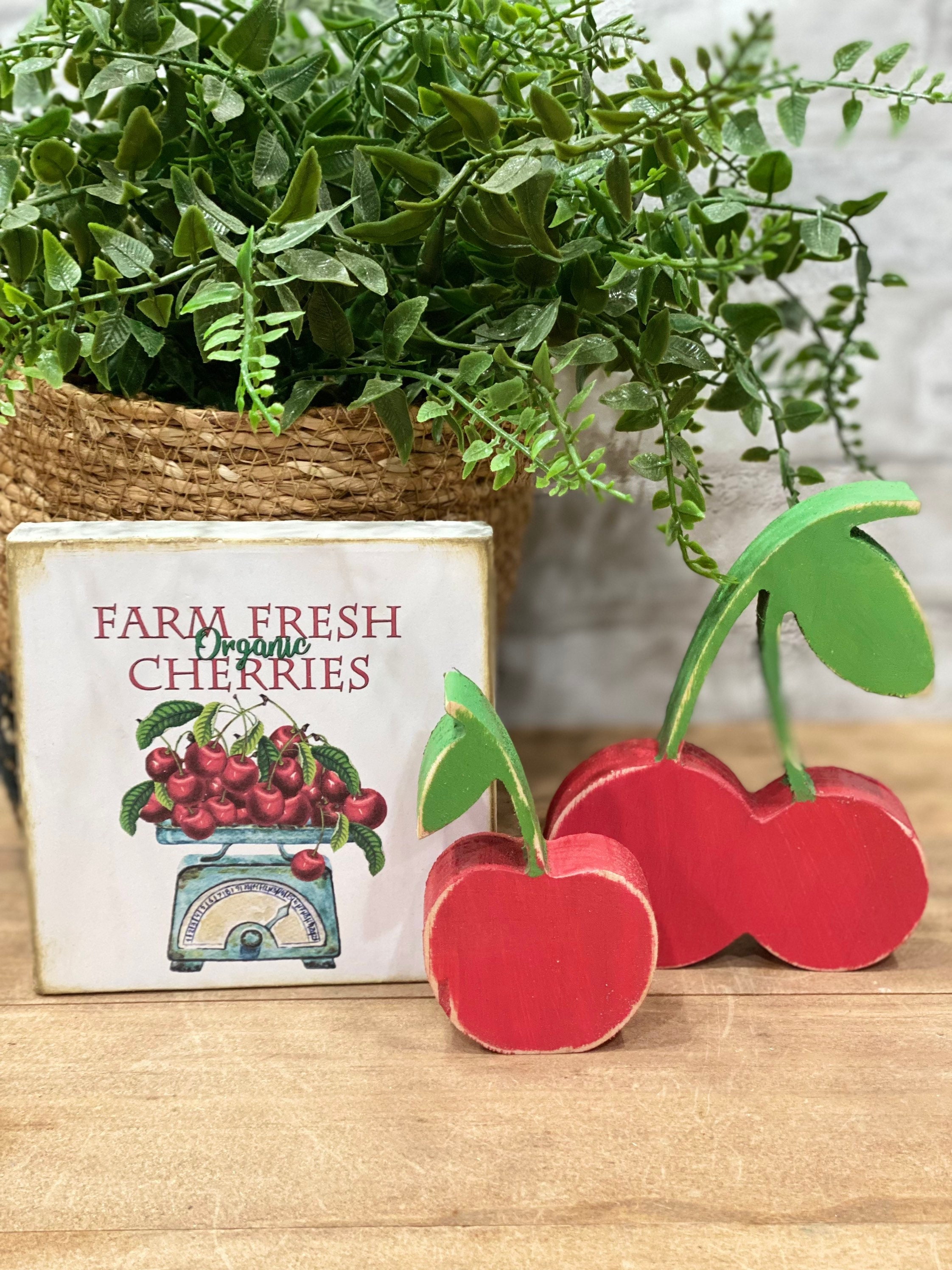 Cherry Mini Sign - Etsy