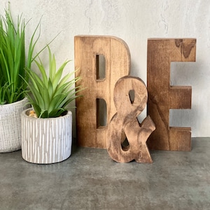 Wooden Letters - Etsy