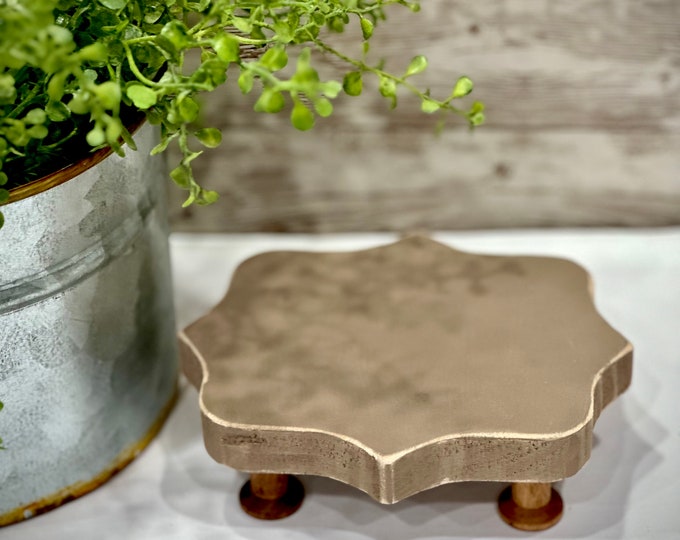 Wood Risers. Handmade Wood Riser. Wood Riser for Tiered Tray. Coffee ...