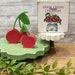 Wooden Cherries Farmhouse Cherry Sign Wooden Fruit Tiered - Etsy