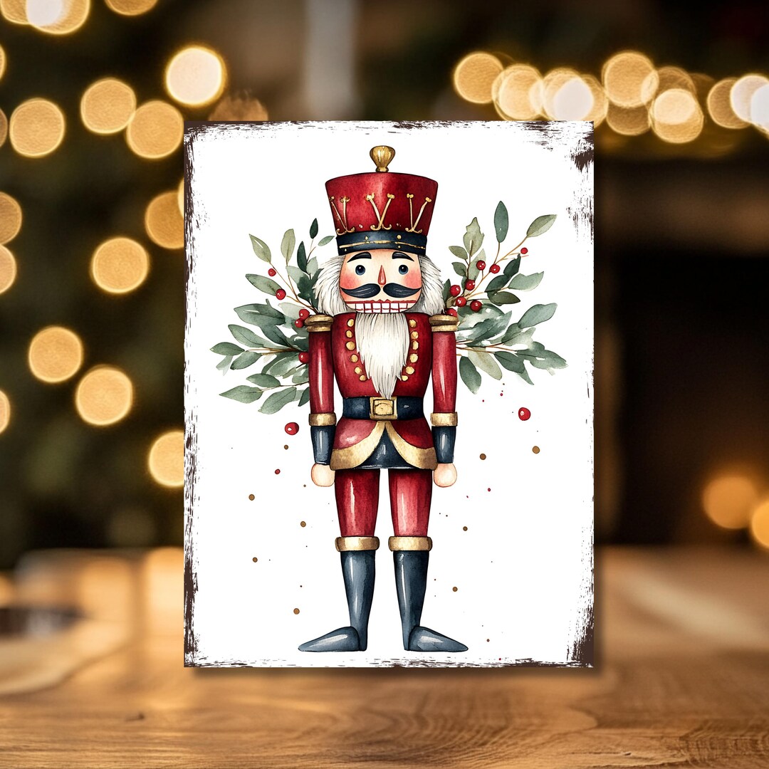 Nutcracker Wood Block Sign, Elegant Christmas Hostess Gift Ideas With ...