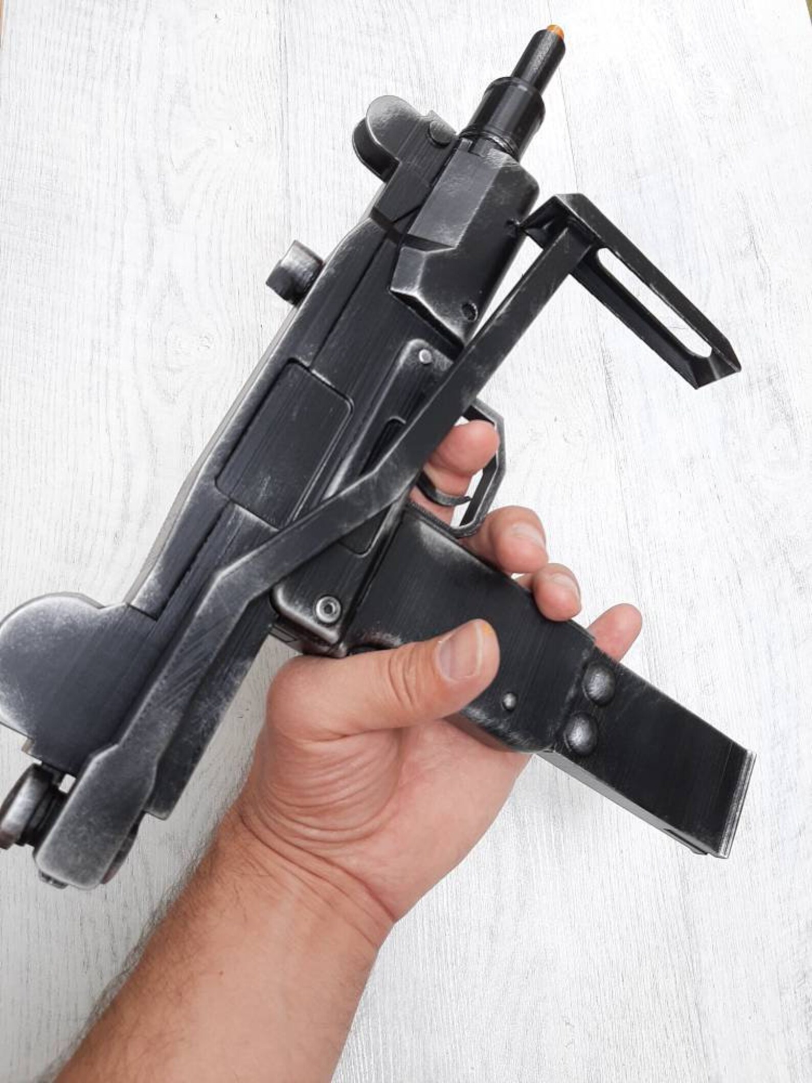 Mini UZI 9mm Terminator Uzi 9mm Réplica Arma Arma de tamaño - Etsy España