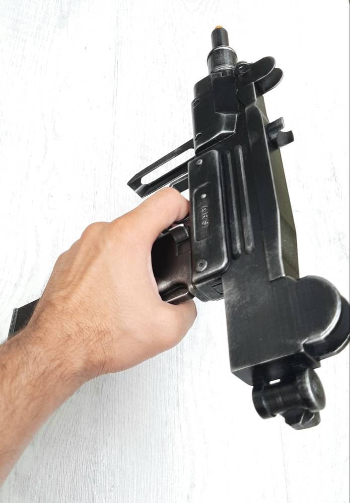 Mini UZI 9mm Terminator Uzi 9mm Replica Gun Weapon Full Size | Etsy ...