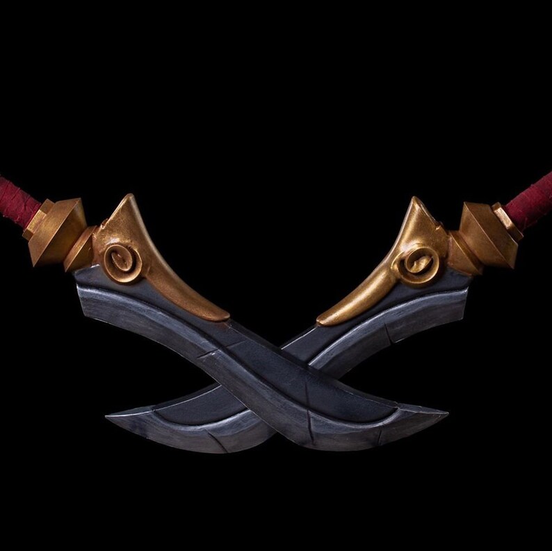 League of Legends Warring Kingdom's Katarina blades / daggers League of ...