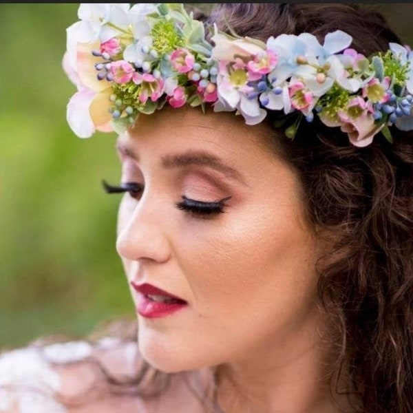 Pastel Flower Crown - Etsy