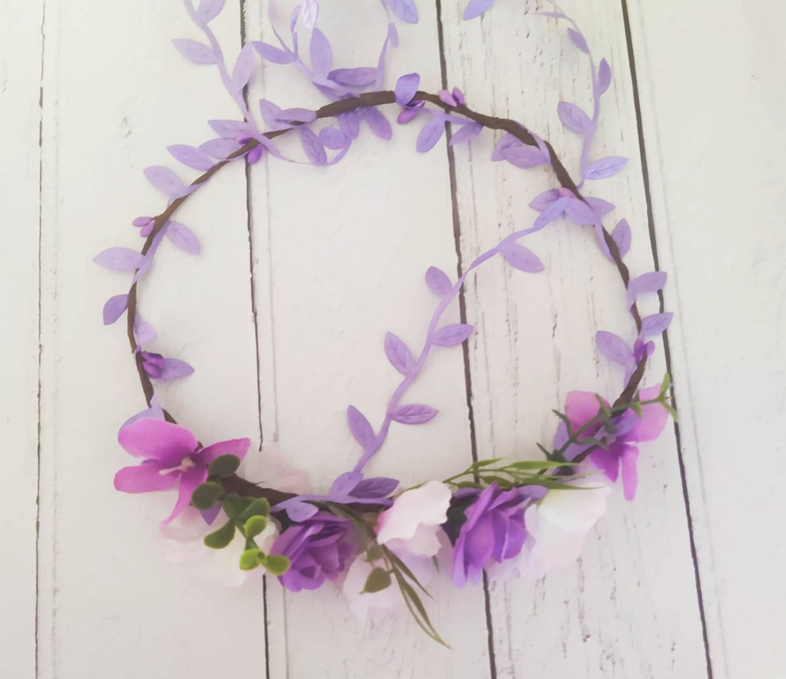 Childrens DIY Flower Crown Making Kit & Video Guide Childs | Etsy UK