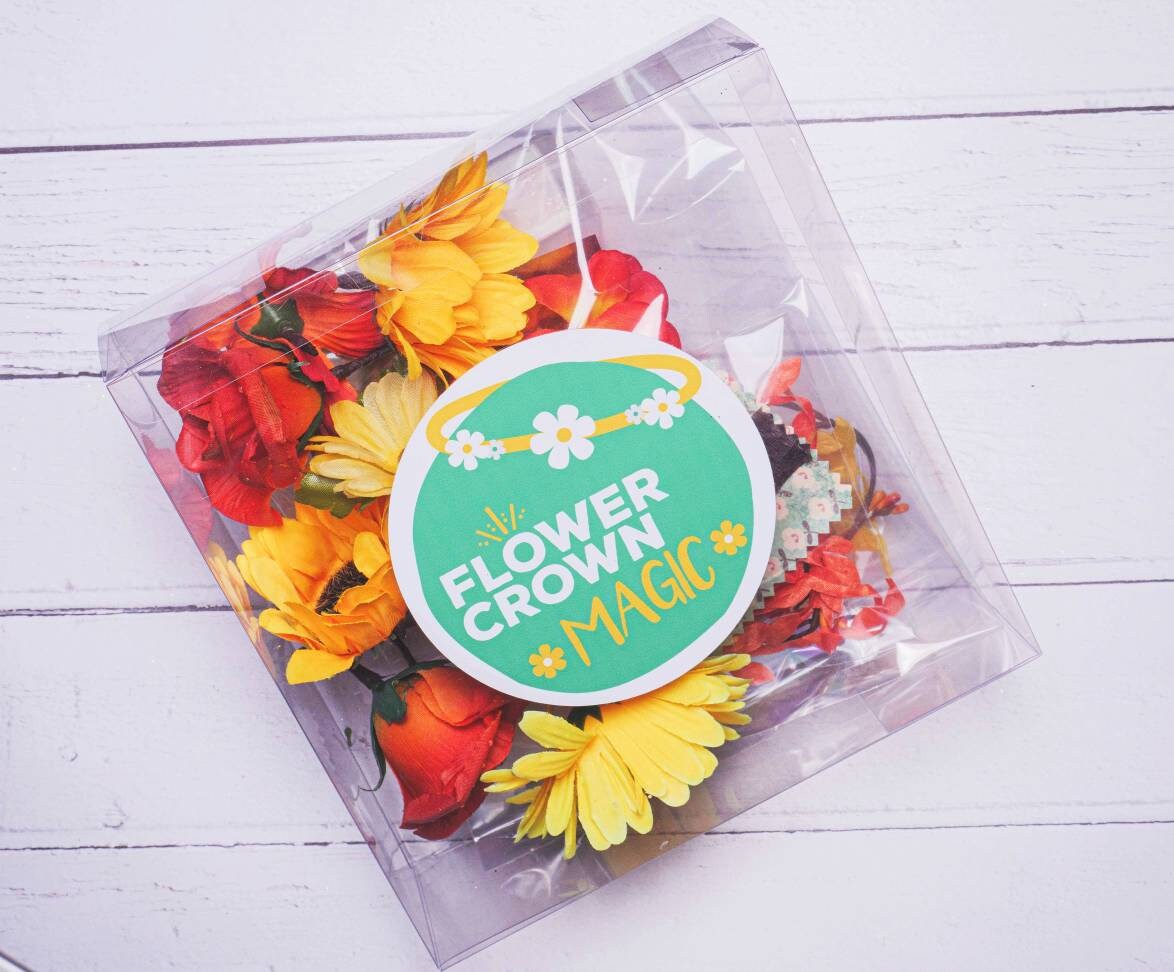 Flower Crown Making Duo Kit Mother & Daughter DIY Flower - Etsy UK