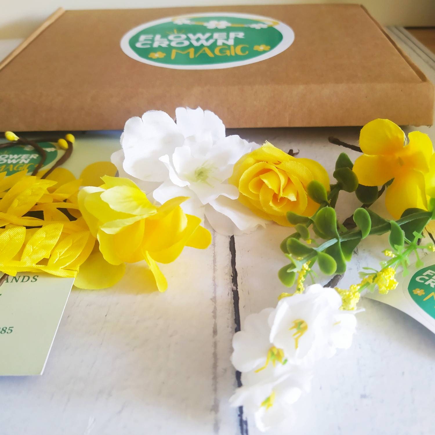 Childrens DIY Flower Crown Making Kit & Video Guide Childs - Etsy UK