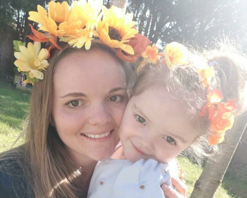 Flower Crown Making Duo Kit Mother & Daughter DIY Flower - Etsy UK