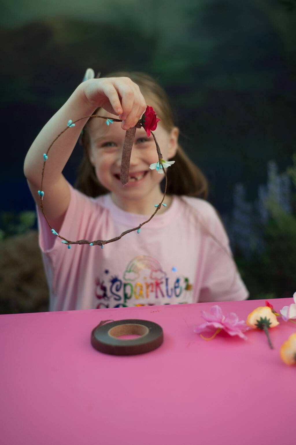 Children’s DIY Flower Crown Making Kit & Video Guide, Child’s DIY ...