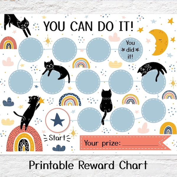 Reward Chart for Kids - Etsy