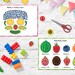 Fruits and Vegetables Busy Book Toddler Busy Book Printable | Etsy
