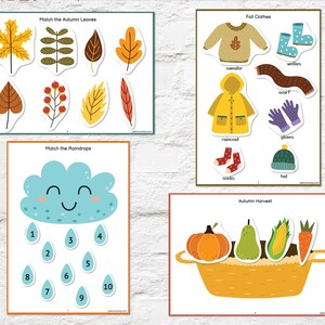 Autumn Busy Book, Toddler Busy Book Printable, Quiet Book Pdf, Autumn ...