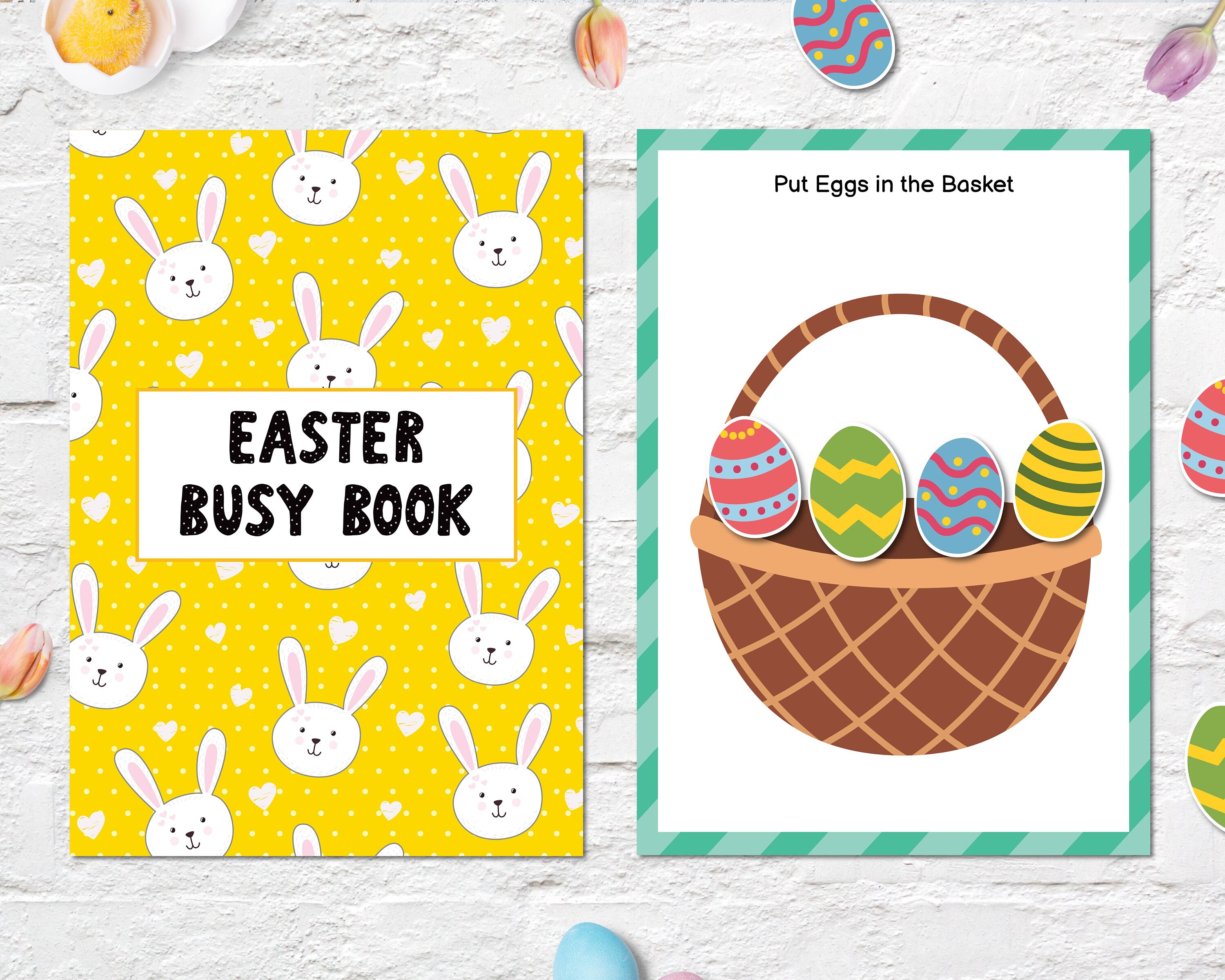 Easter Busy Book for Toddlers, Easter Printable Activity Book Pdf ...