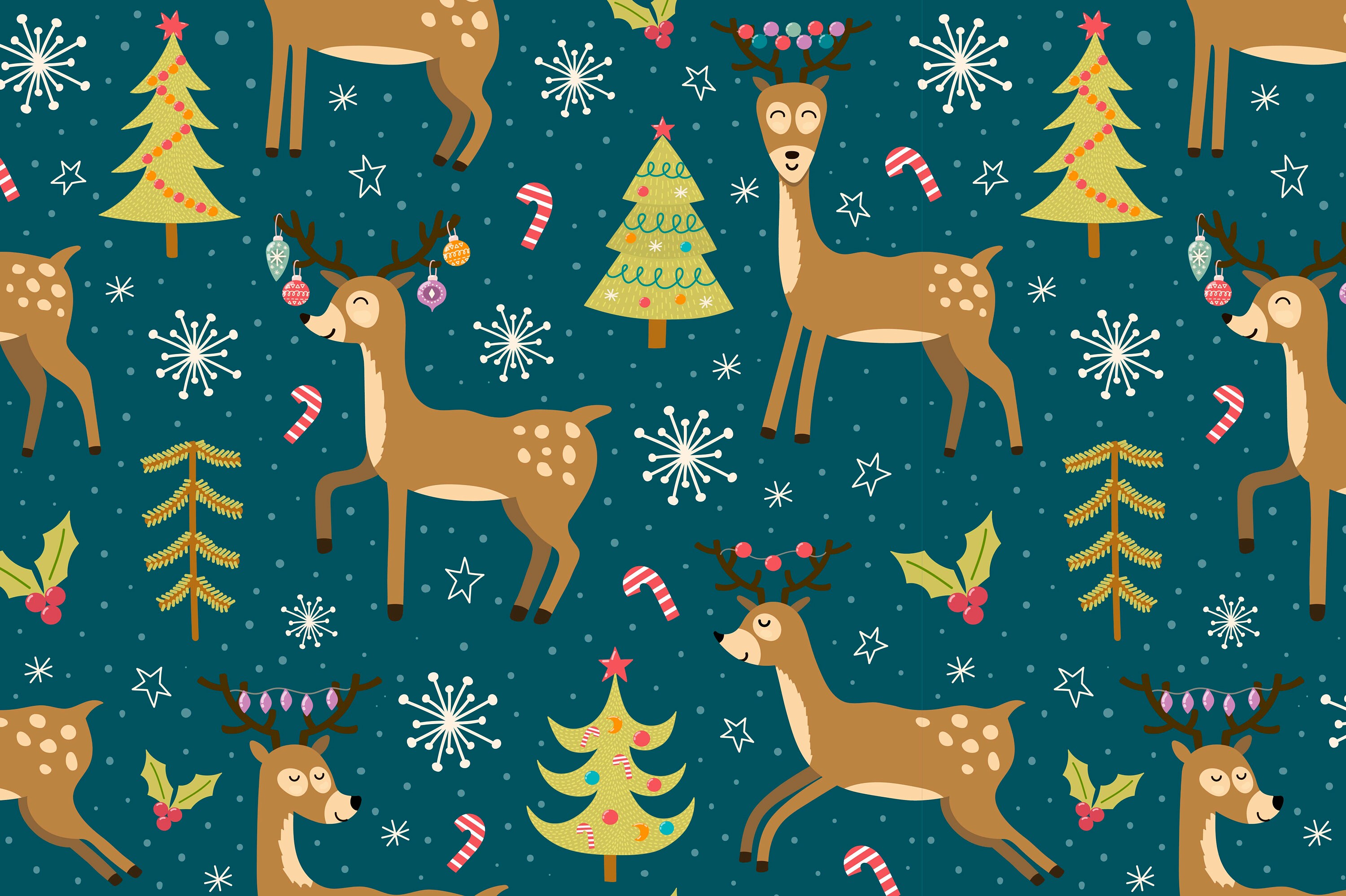 Christmas Digital Paper and Greeting Cards Collection, Snowman Seamless ...