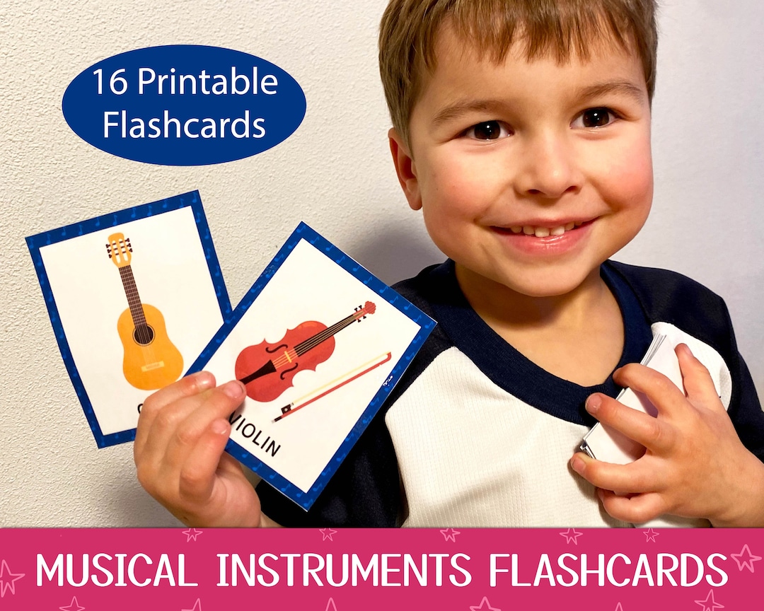 Musical Instruments Flashcards Pdf, Music Instruments Flash Cards ...