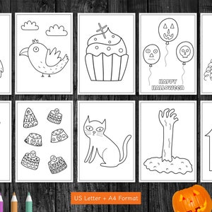 Halloween Coloring Book Pdf, Printable Coloring Pages for Kids ...