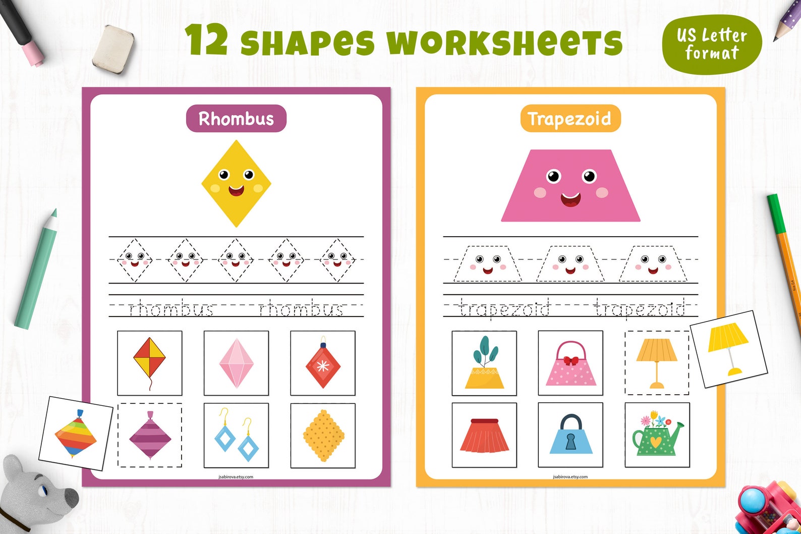 Shapes Activity Book Shapes Busy Book Shapes Matching - Etsy