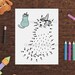6 Printable Dot to Dot Games PDF, Cute Cats, Join the Numbers Drawing ...