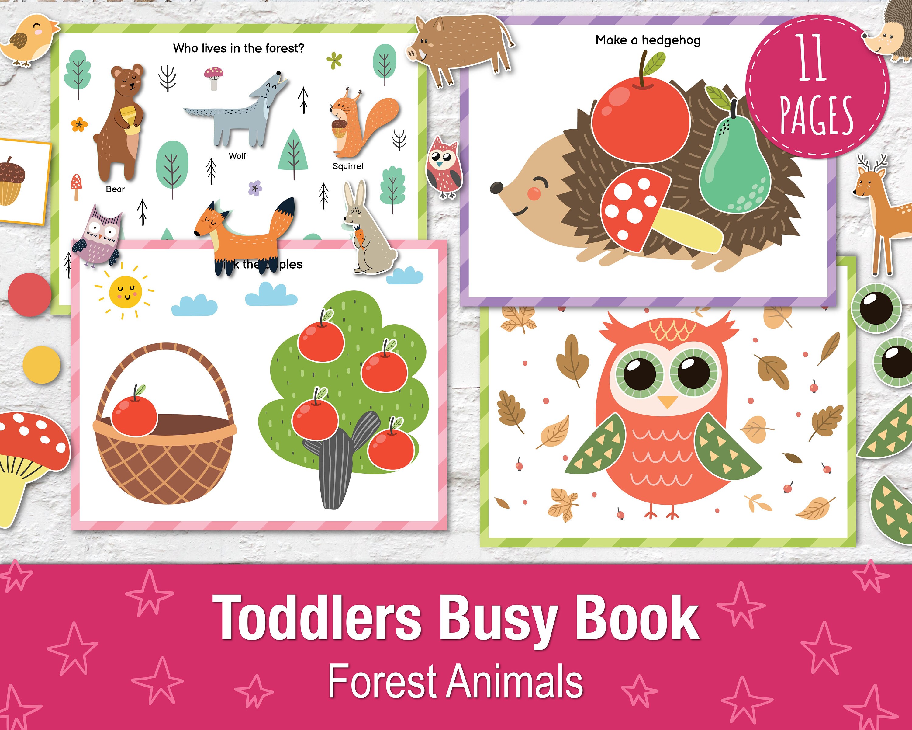 Busy Book Bundle for Toddlers PDF Vol. 2 Printable Activity - Etsy ...