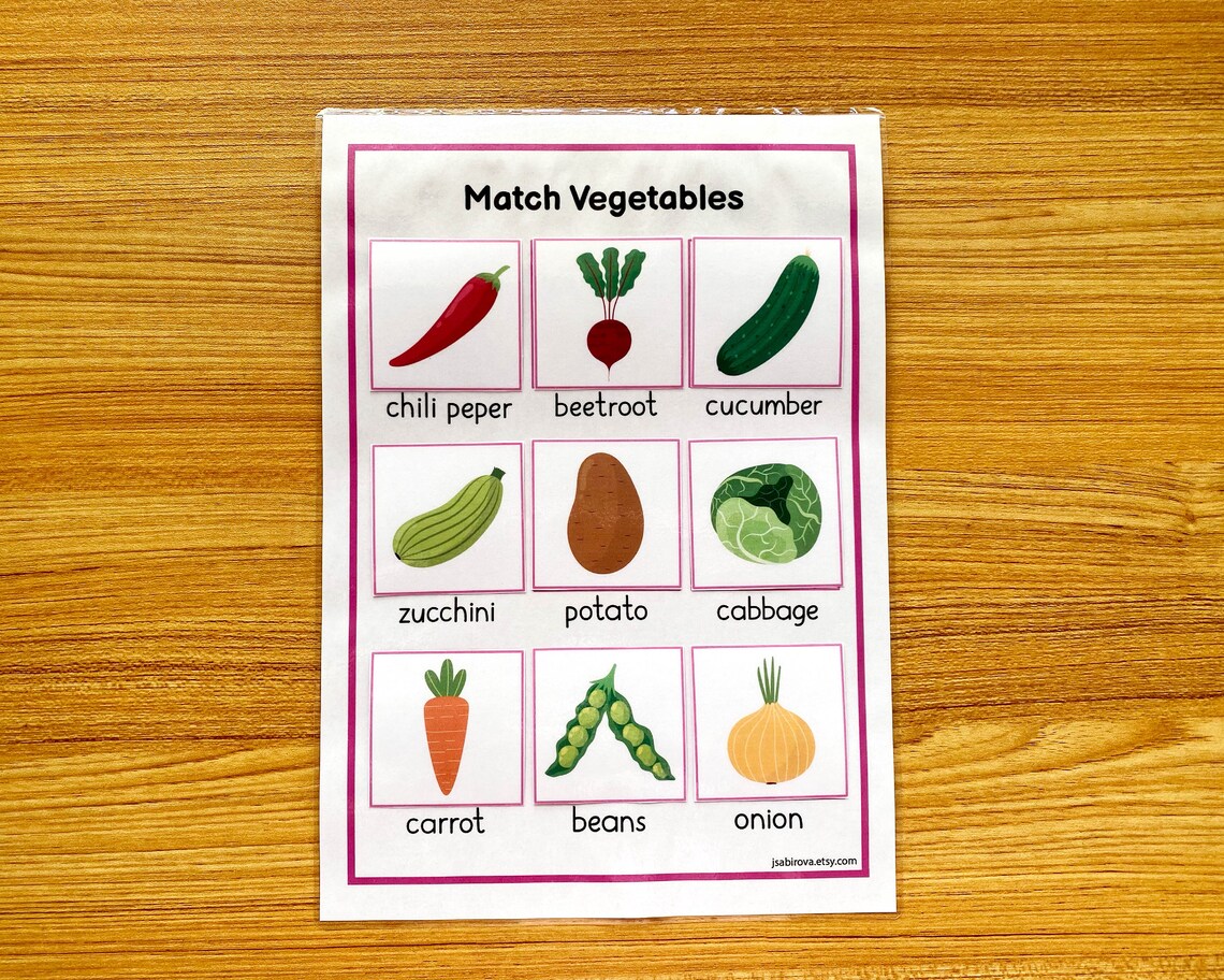 Fruits Sorting Busy Book Printable Fruits and Vegetables Busy - Etsy