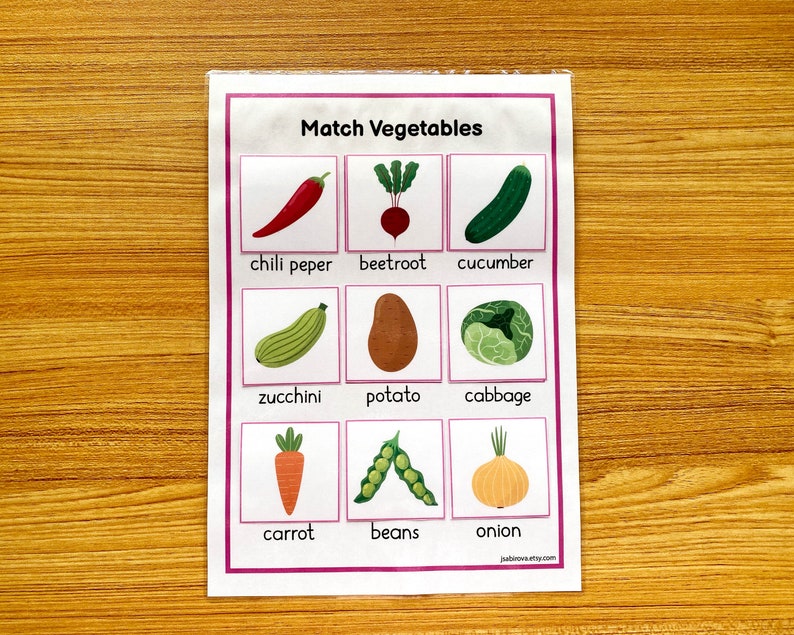 Fruits Sorting Busy Book Printable Fruits and Vegetables Busy - Etsy