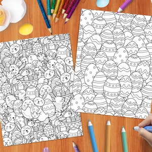Easter Coloring Pages Pdf, Easter Bunnies Printable Coloring Pages ...