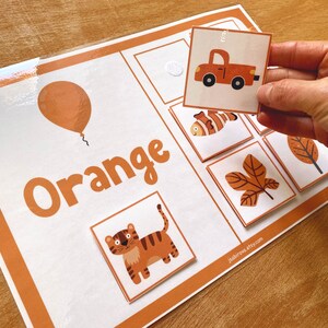 Colors Matching Activities, Toddler Busy Book, Color Sorting Busy Book ...