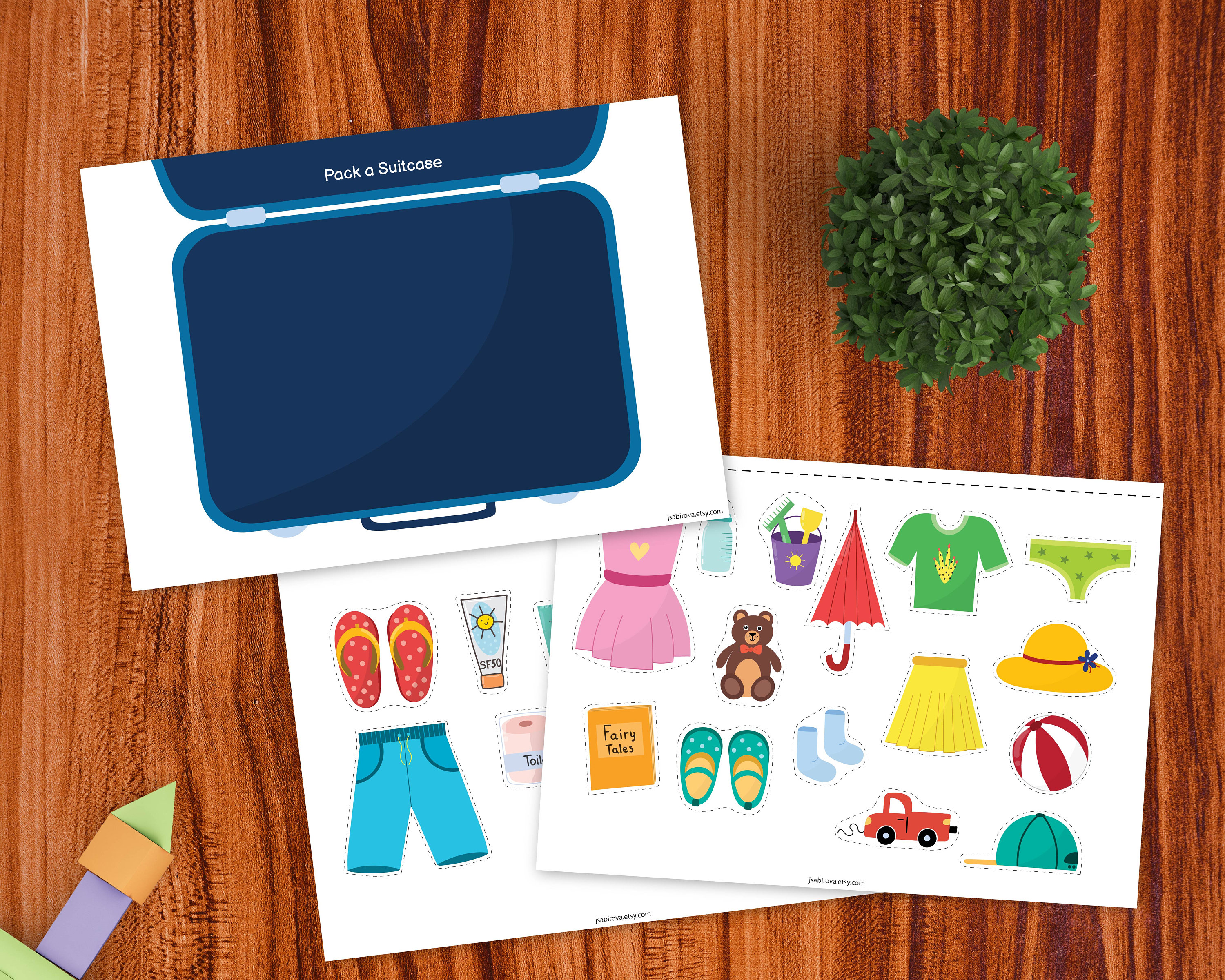 Pack a Suitcase Busy Book Page Summer Vacation Worksheet for - Etsy Sweden